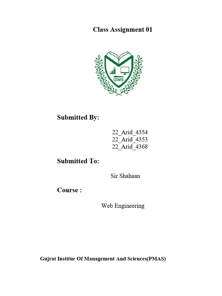 Web 1 Pdf Web Development Information Technology Management