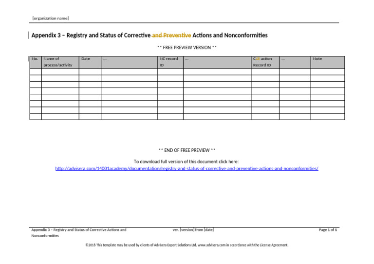 Compliance Action Tracker | PDF