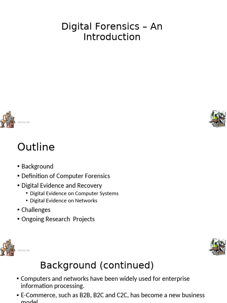 Introduction To Digital Forensics | PDF | Computer Forensics | Digital Forensics