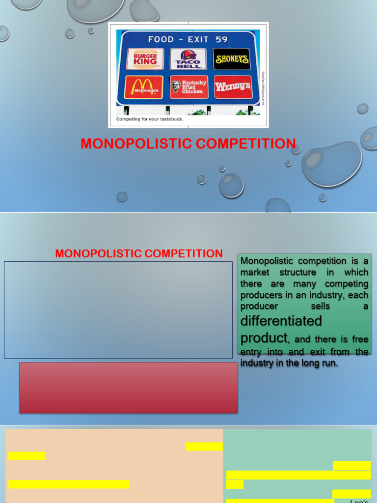 C23-Monopolistic Competition1 | PDF | Monopoly | Profit (Economics)