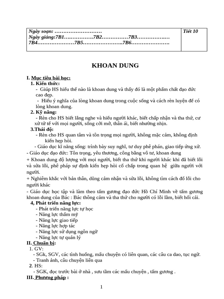 Giao Duc Cong Dan 7 - Tuan 10 | PDF