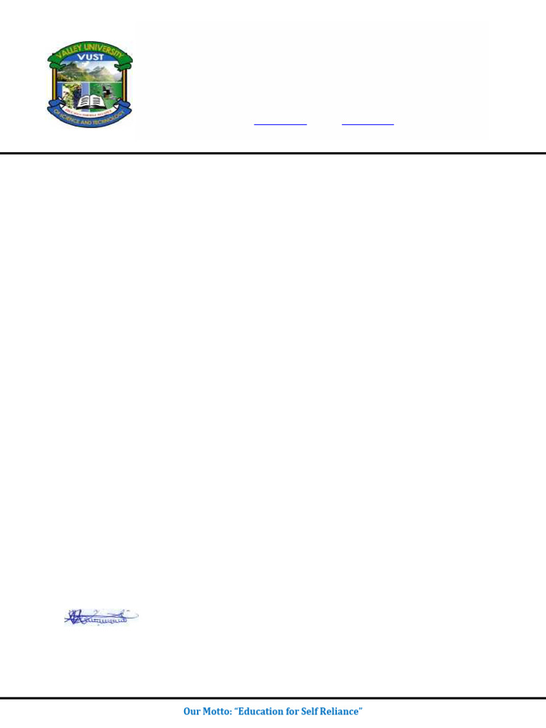 Bursaries at VUST | PDF | Business