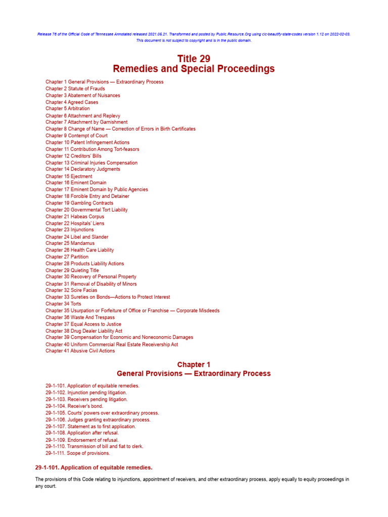 Gov TN Tca | PDF | Mortgage Law | Equity (Law)