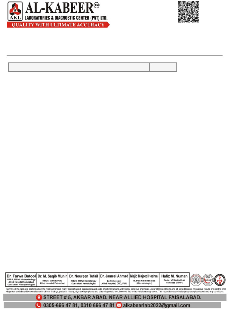 Hb A1c Report for Diabetic Patient | PDF