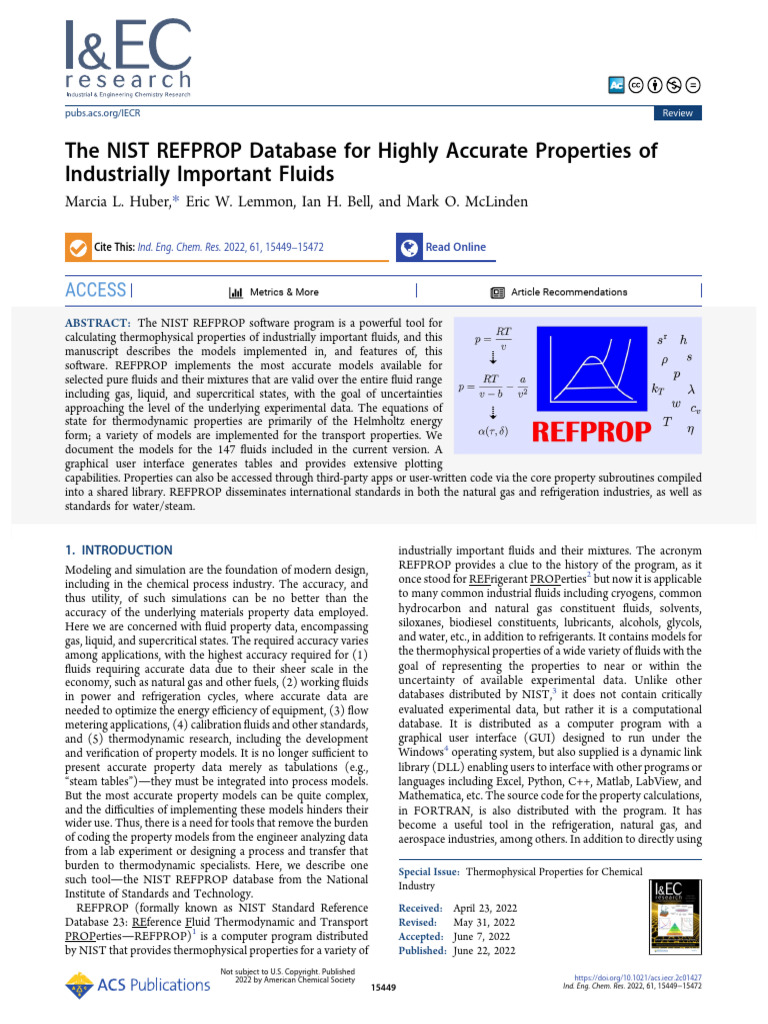 huber-et-al-2022-the-nist-refprop-database-for-highly-accurate-properties-of-industrially ...