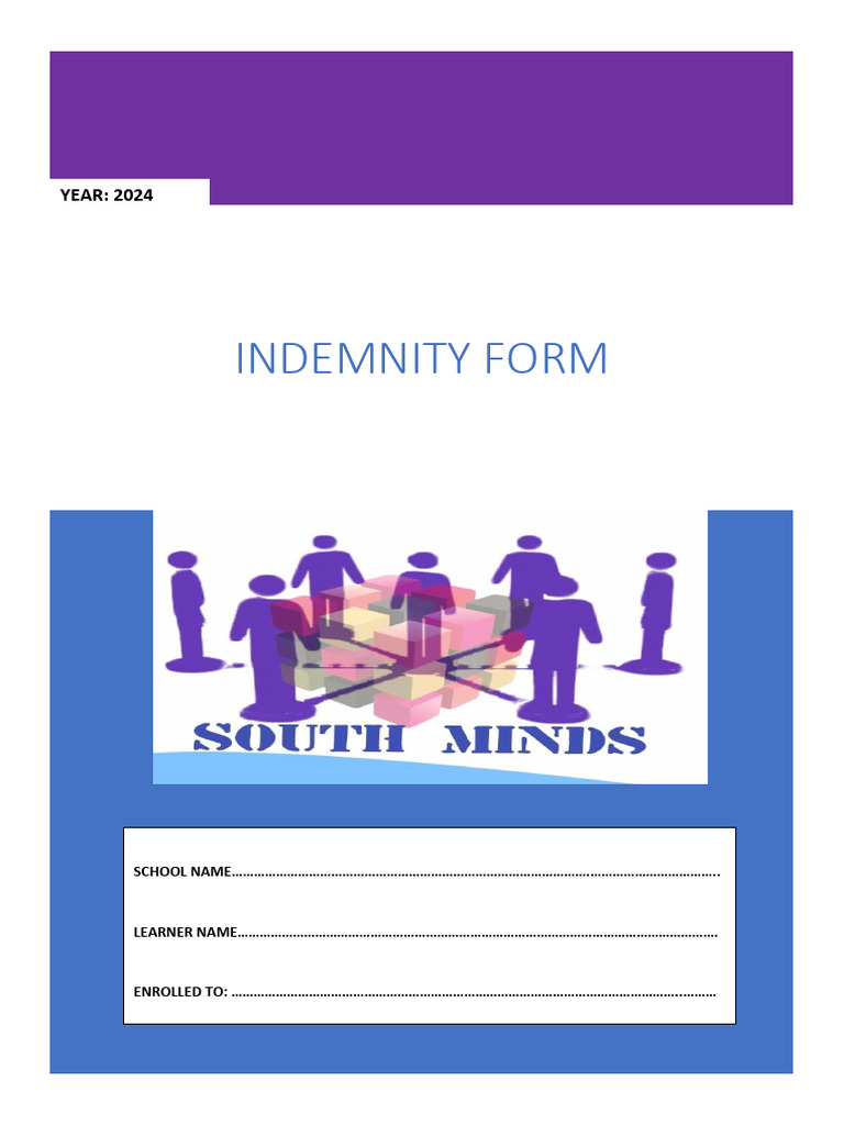 Indemnity Forms 2024-1 | PDF