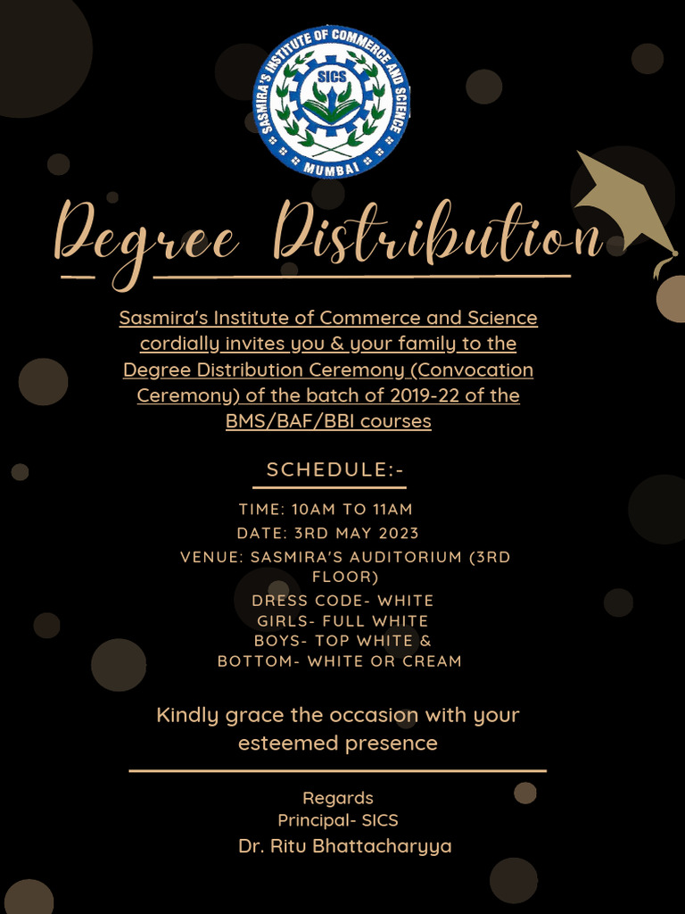 Degree Distribution Invitation | PDF