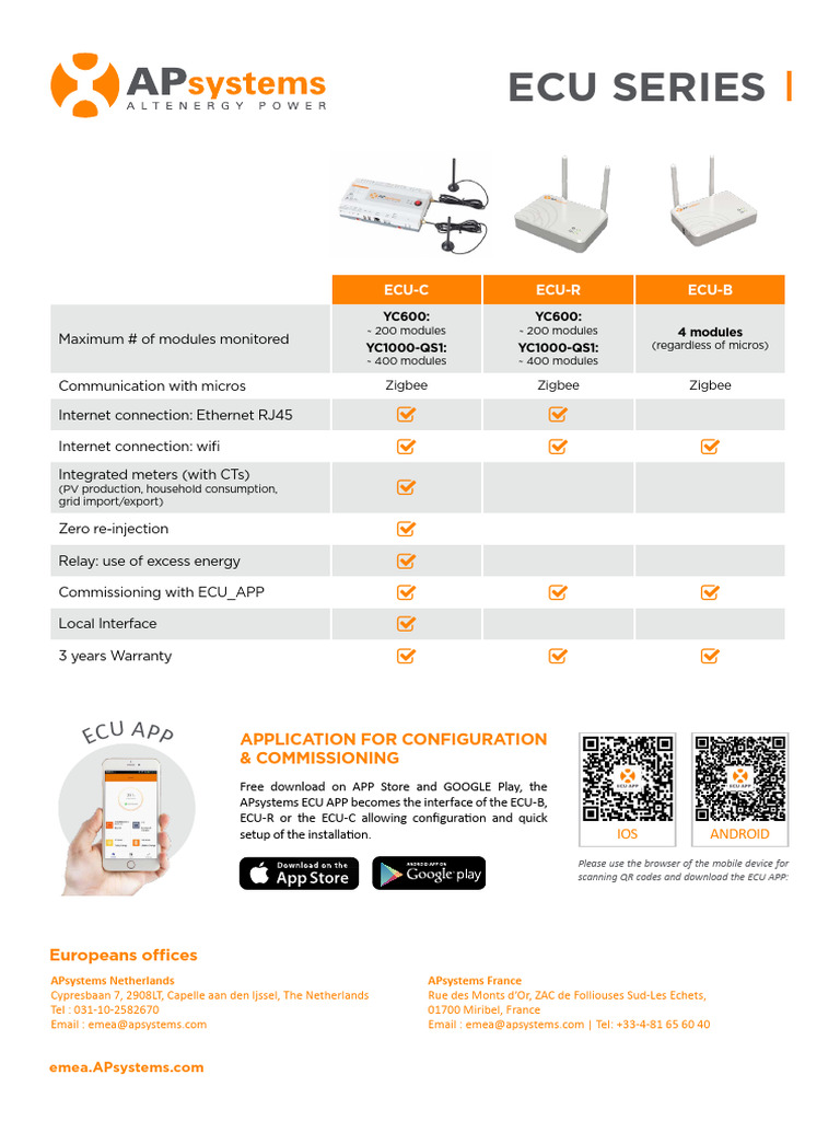 APsystems Flyer ECU 2021 en | PDF | Mobile App | Computing