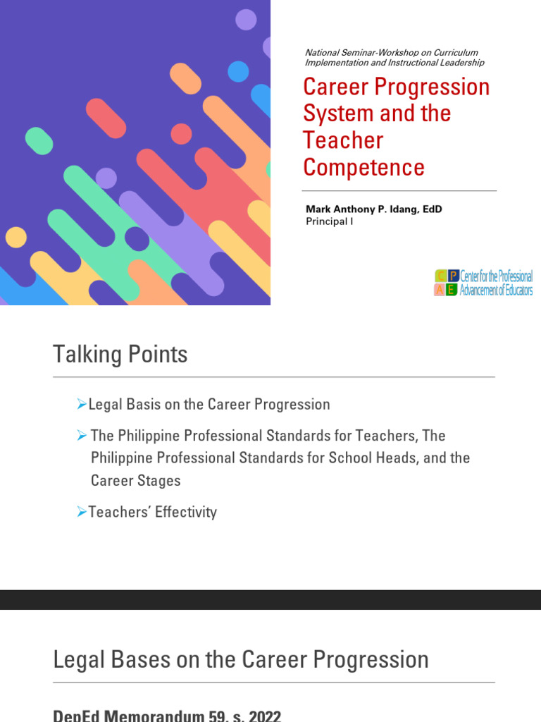 Expanded Career Progression for Teachers | PDF | Teachers | Schools