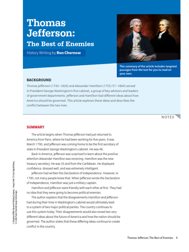 11le 03 Satx Jefferson Sa | PDF | Thomas Jefferson | Alexander Hamilton