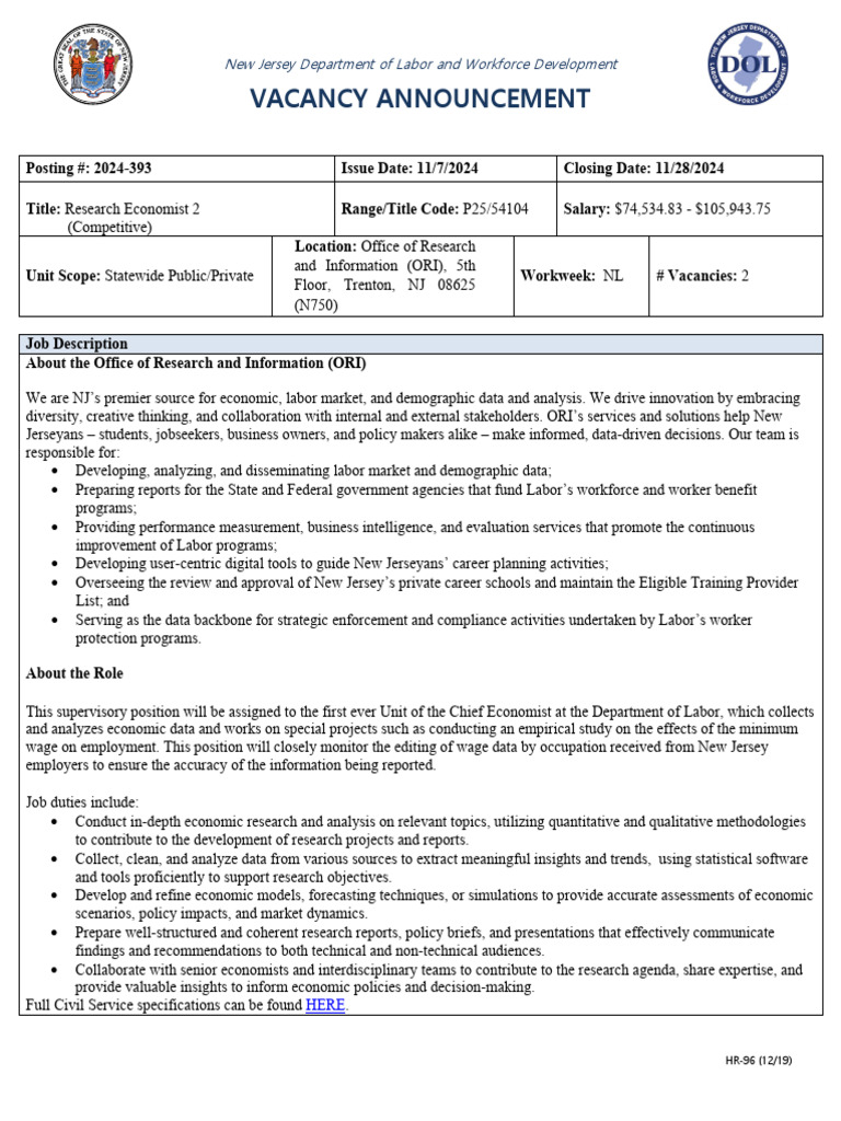 2024-393 | PDF | Employment | Academic Degree