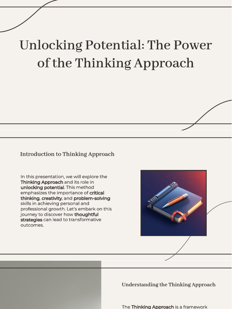 Slidesgo Unlocking Potential The Power of The Thinking Approach 20241014055659ZdA1 | PDF