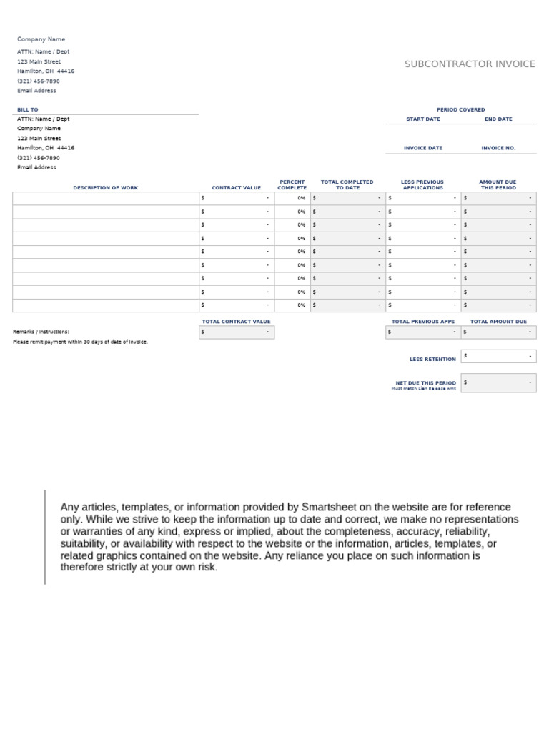 IC Subcontractor Invoice 9174 | PDF | Business Law | Private Law