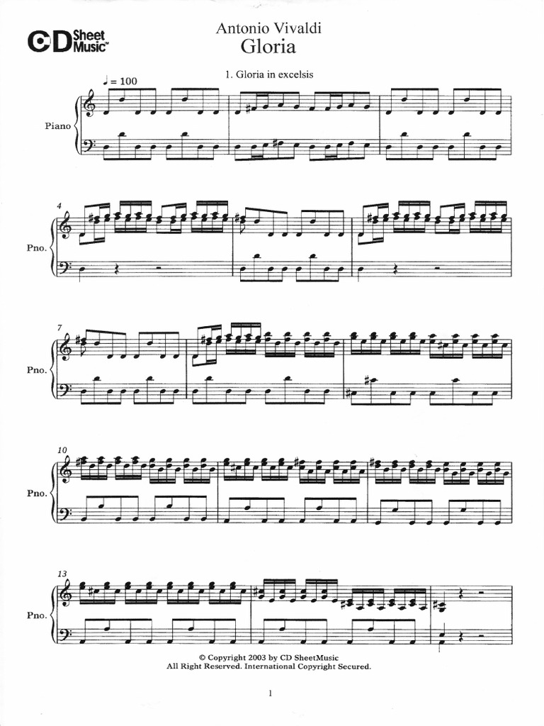 Gloria Vivaldi | PDF