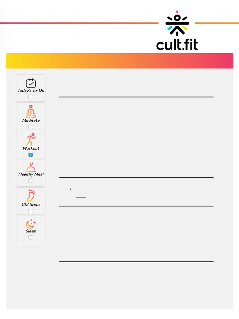 Cult Fitness | PDF