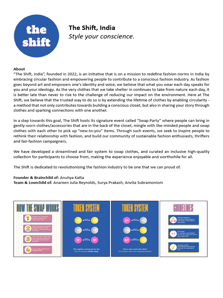 The Shift India | PDF | Fashion | Clothing