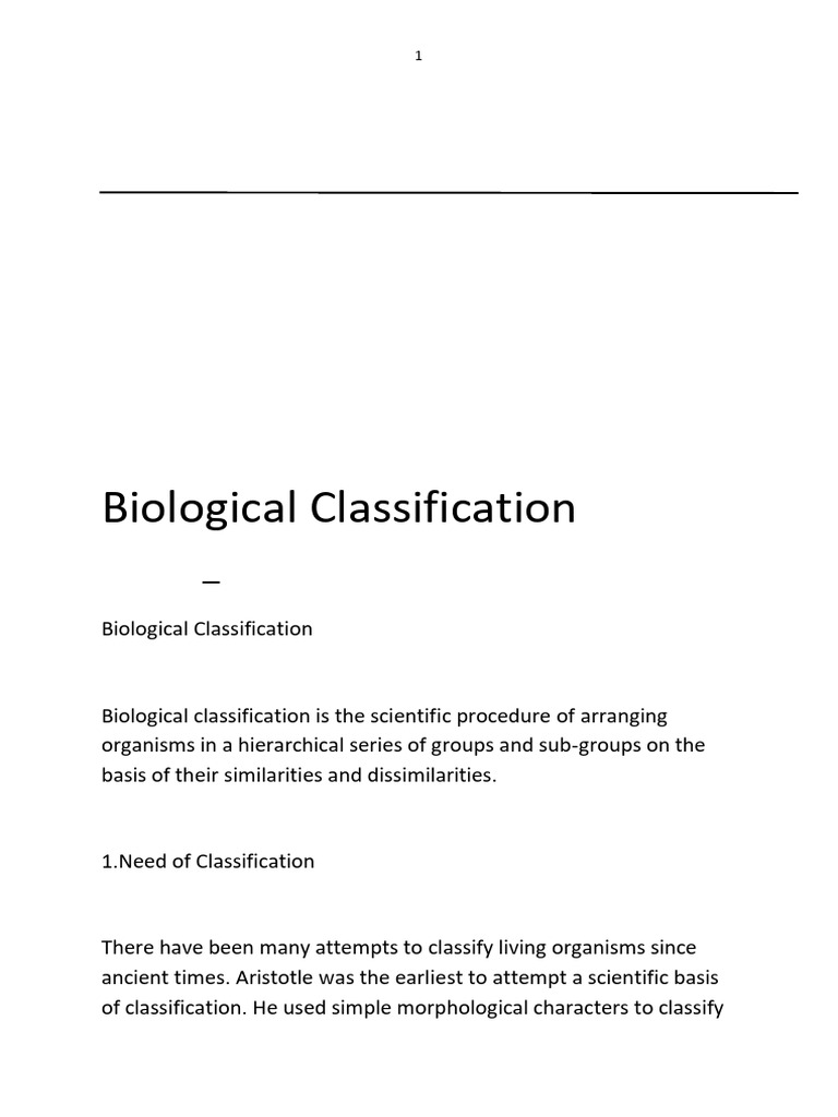 Understanding Biological Classification | PDF | Bacteria | Cyanobacteria