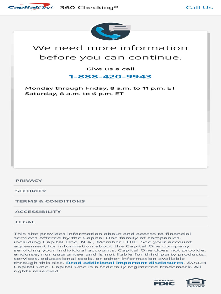 Capital One - Apply | PDF