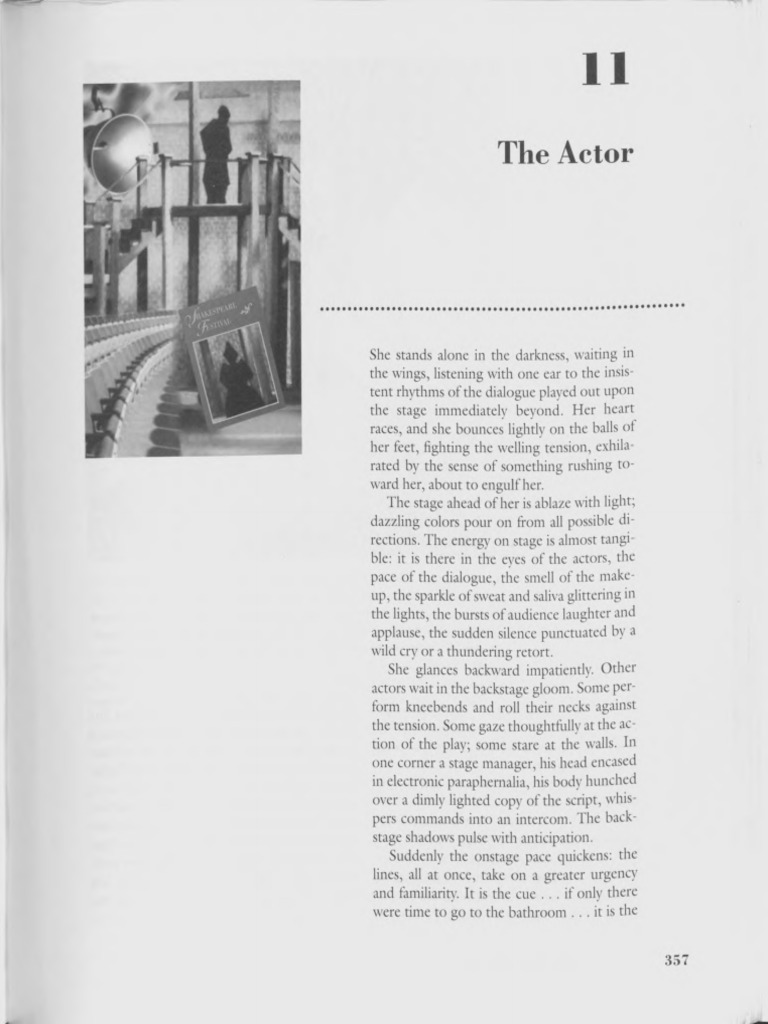 64a. The Actor - Cohen Better | PDF | Art | General Fiction
