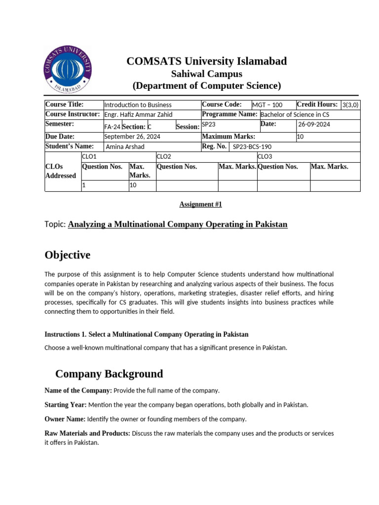 Amina Bussiness Assignment | PDF | Recruitment | Corporate Social Responsibility