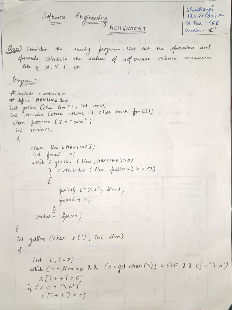 Software Assignment | PDF