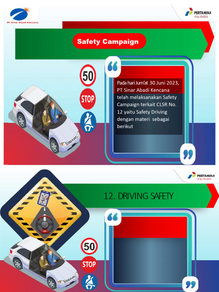 Kampanye Keselamatan Berkendara 2023 | PDF