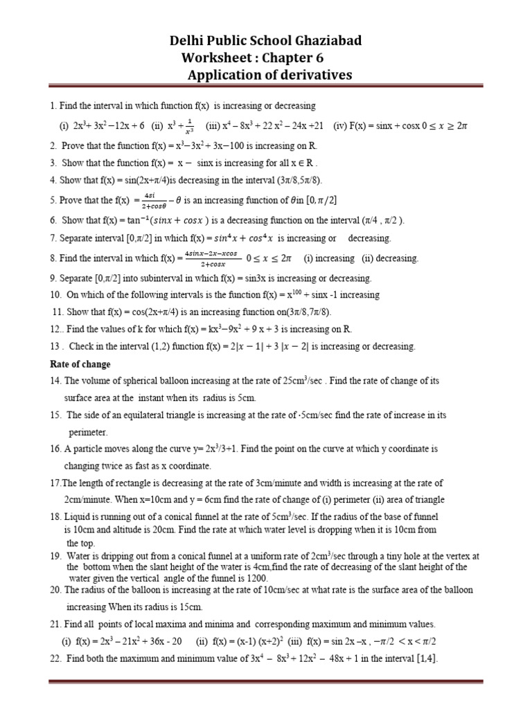 Worksheet on AOD | PDF | Area | Triangle
