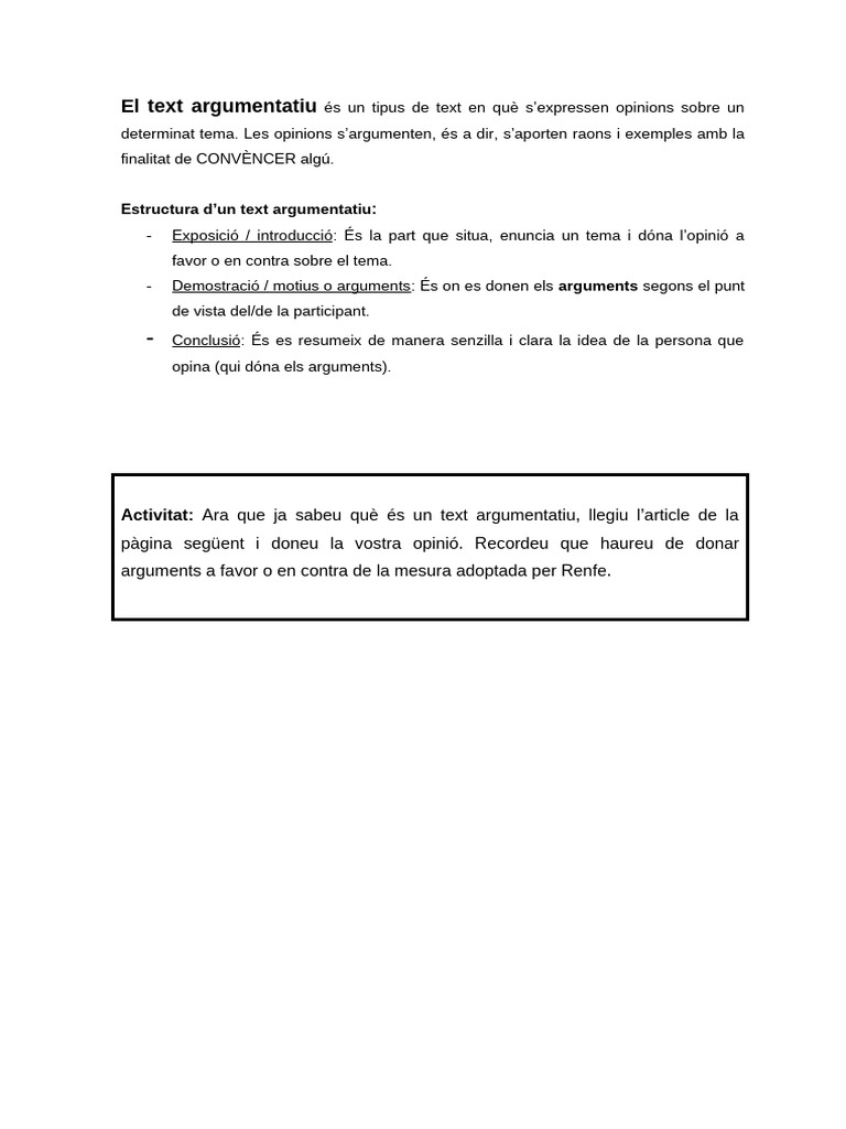 Text Argumentatiu Grafitti | PDF