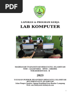 Laporan & Program Kerja Lab Komputer 2021 Cetak | PDF