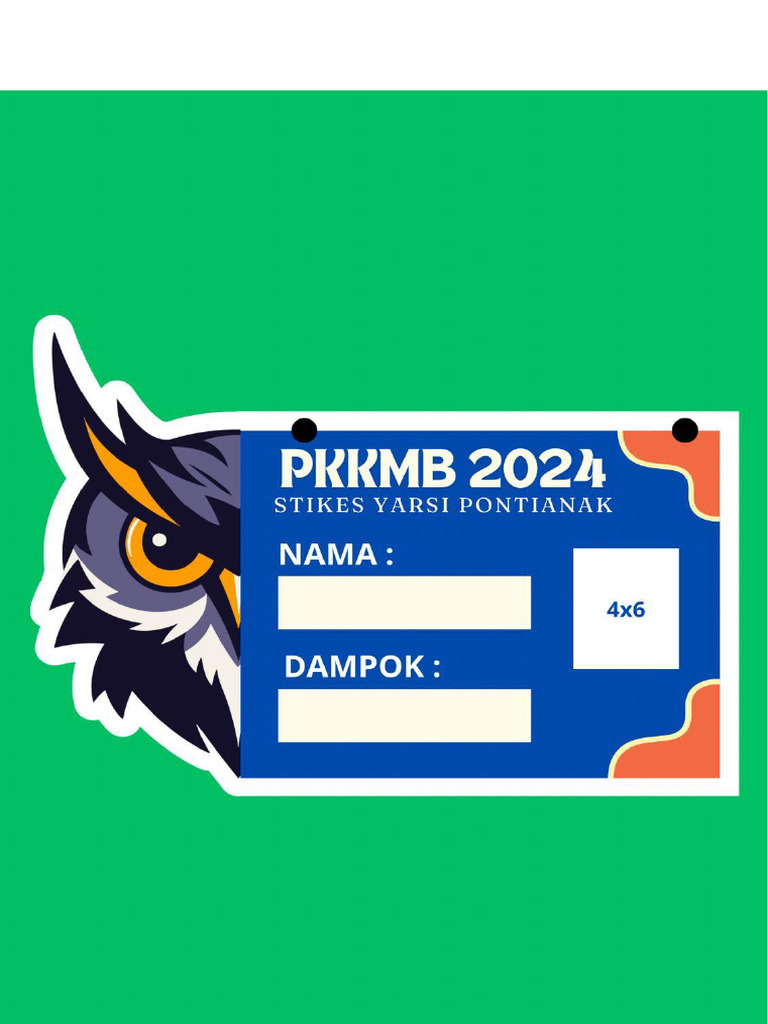 Name Tag Peserta 2024 | PDF