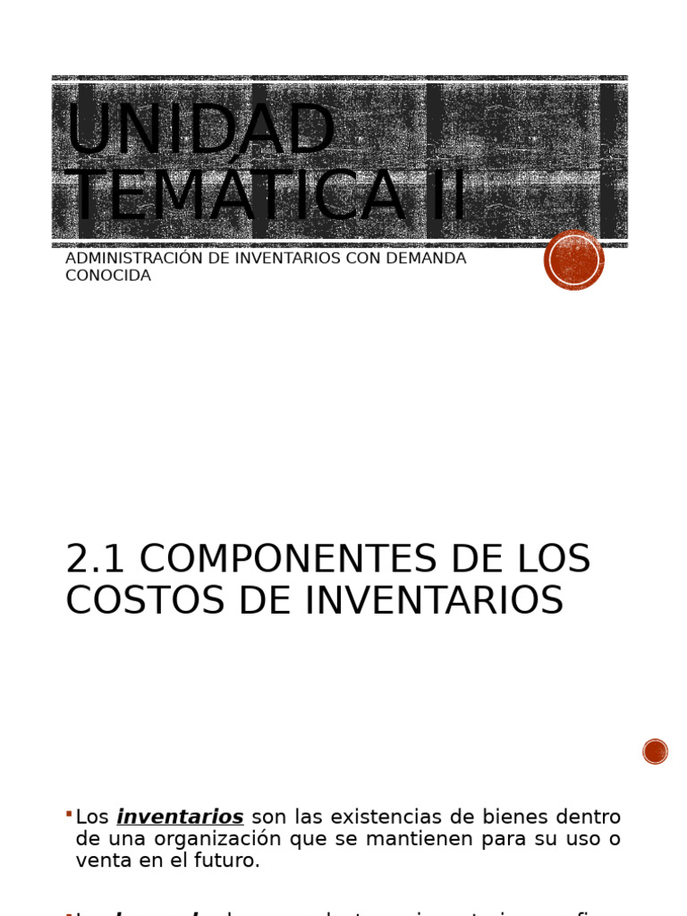Gestión de Inventarios: EOQ y Costos | PDF
