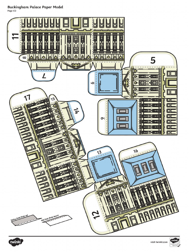 Buckingham Palace Papercraft Guide | PDF | Home & Garden | Art