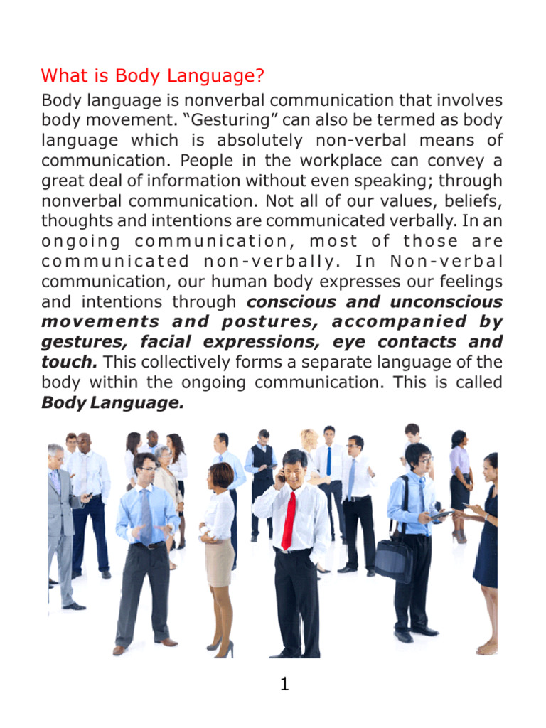 Body Language-3 | PDF