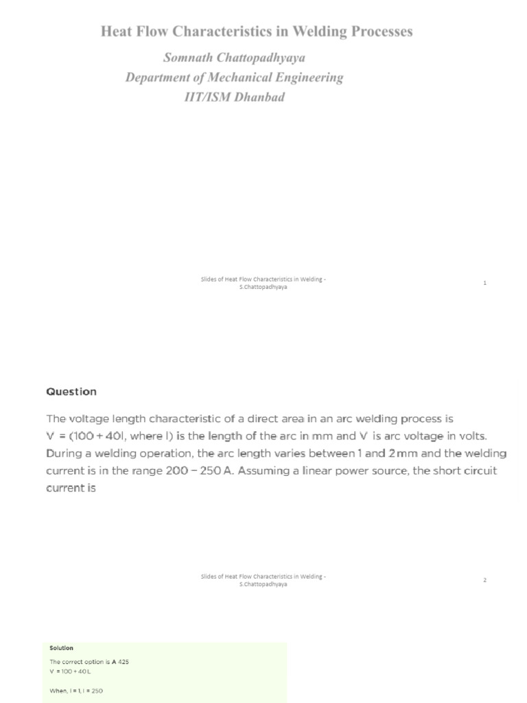 Numericals Related To The Welding | PDF | Welding | Construction