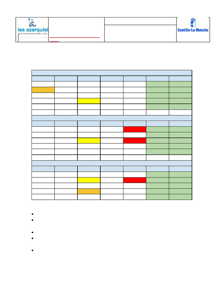 Calendario FCT - 1º Semestre Curso 24-25 | PDF