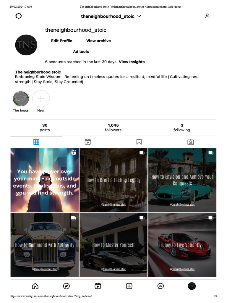 Embracing Stoic Wisdom on Instagram | PDF