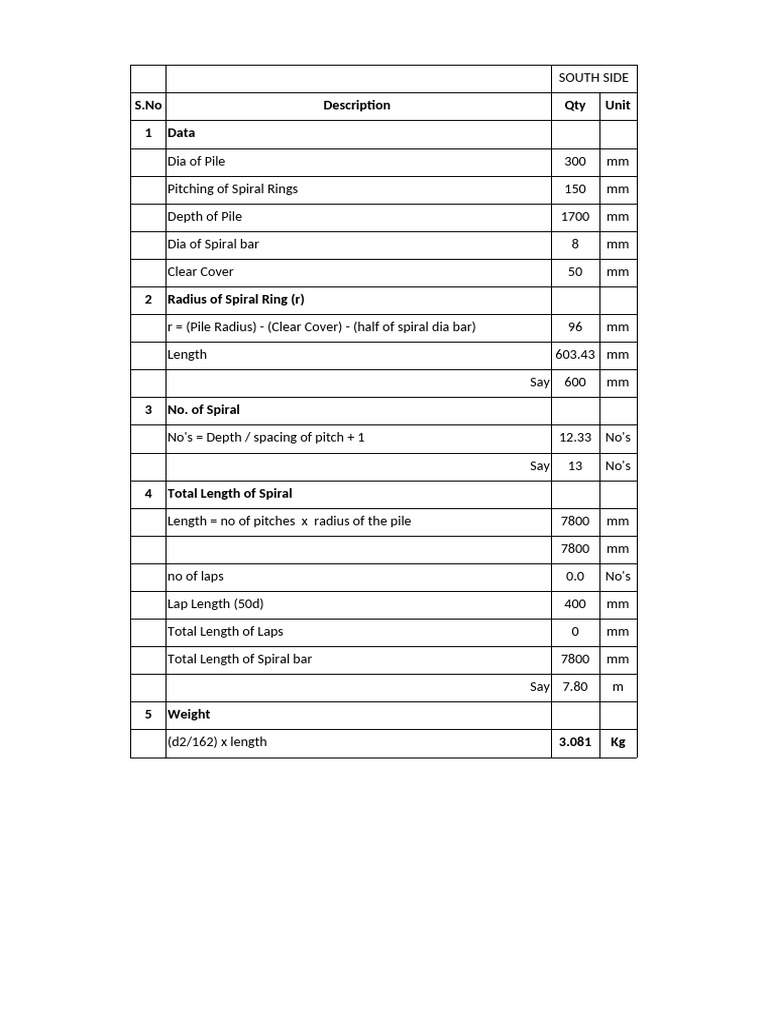 BBS - P2 - Precast Retaining Wall TMT Steel Additional Req | PDF | Building Engineering ...