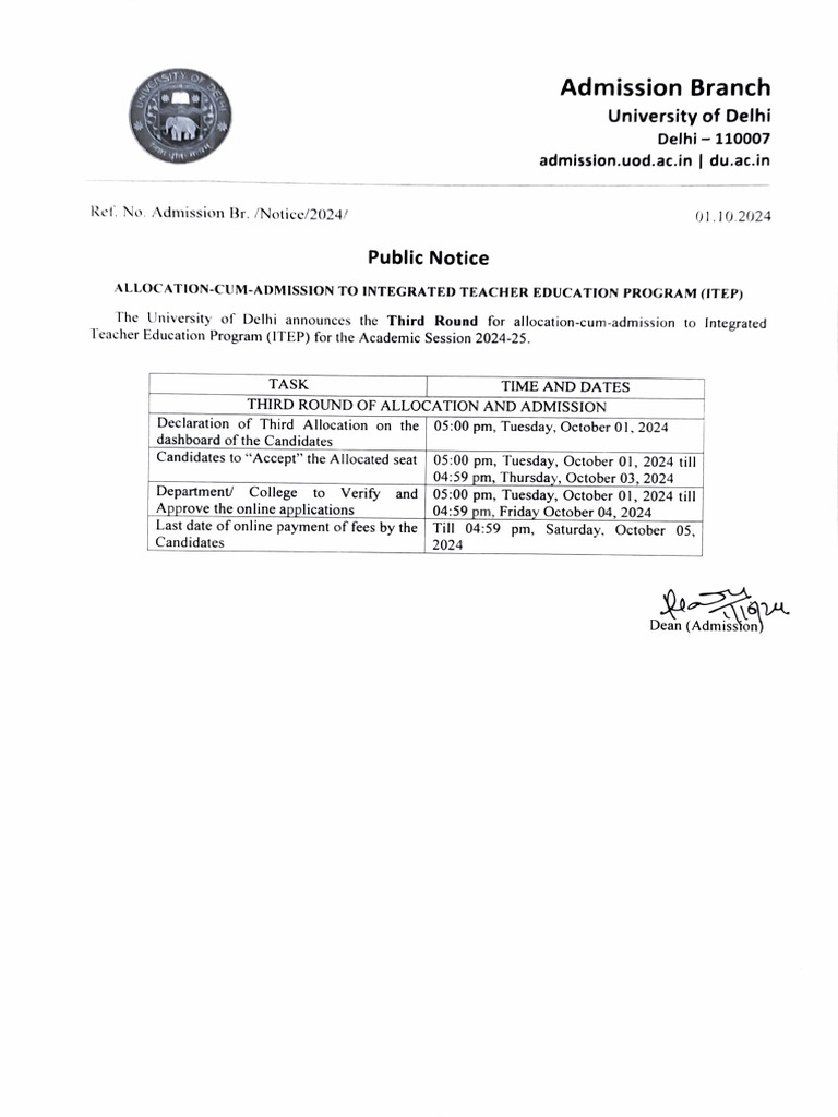 ITEP III Round | PDF