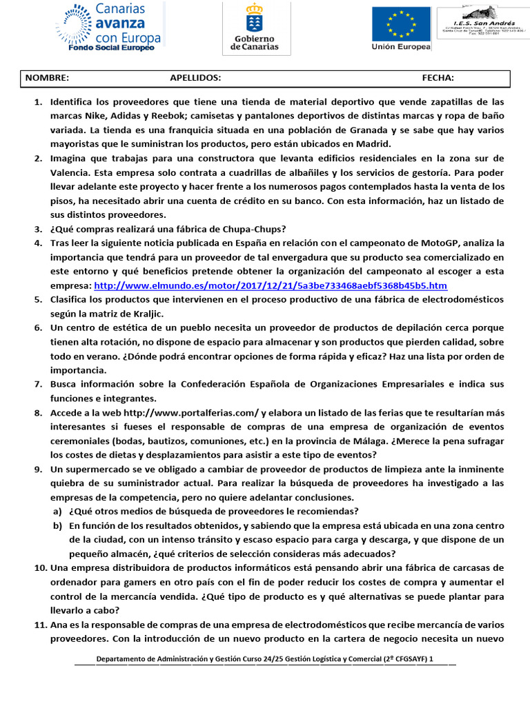 1actividad Ut6 2425 | PDF | Business