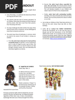 Study Guide Worksheet For Saint Stories | PDF