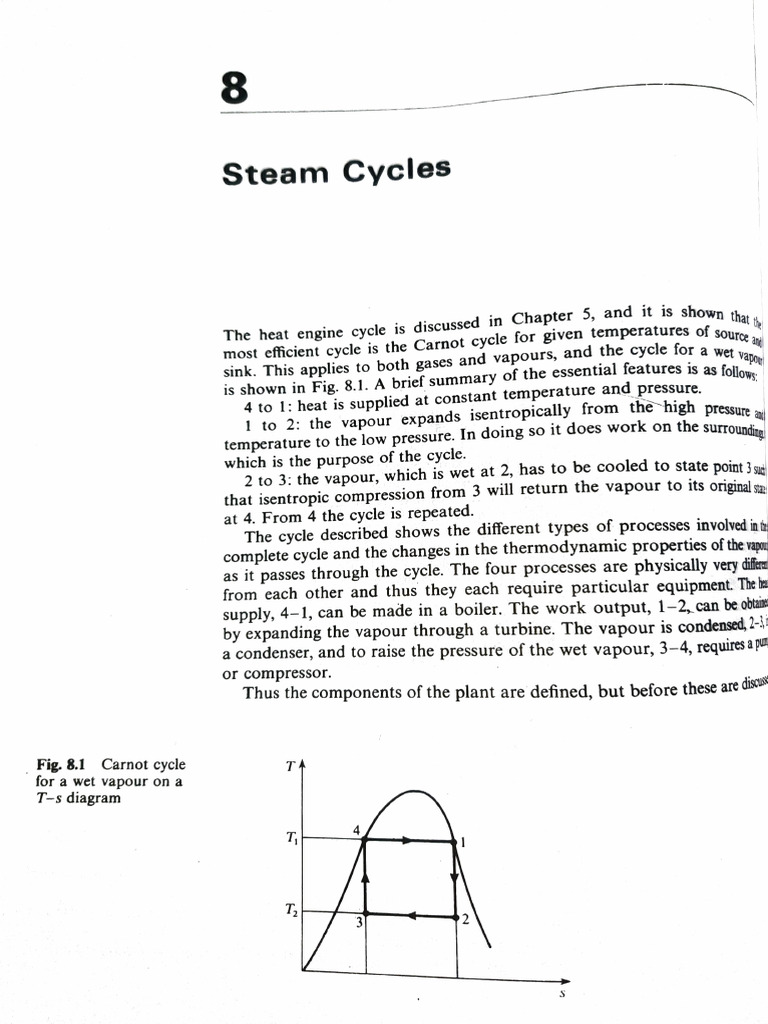 Steam Cycles (AT) | PDF | Steam | Boiler