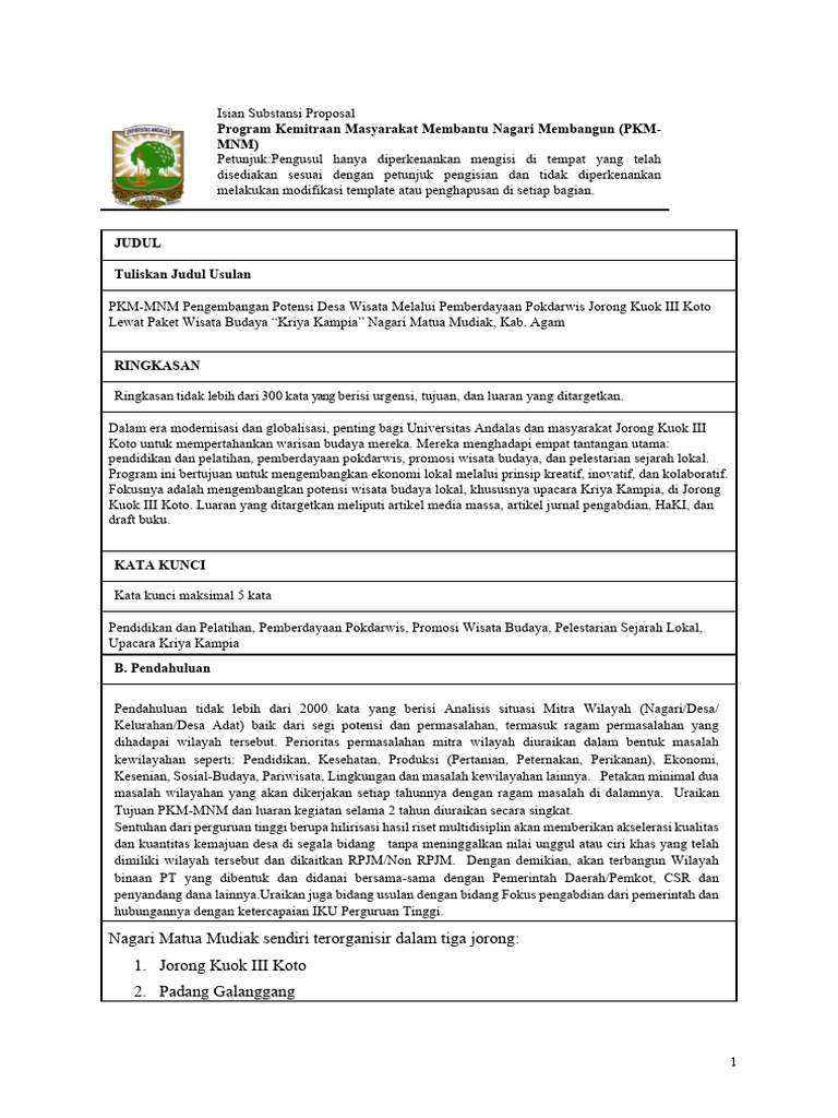03 Proposal | PDF | Ilmu Sosial