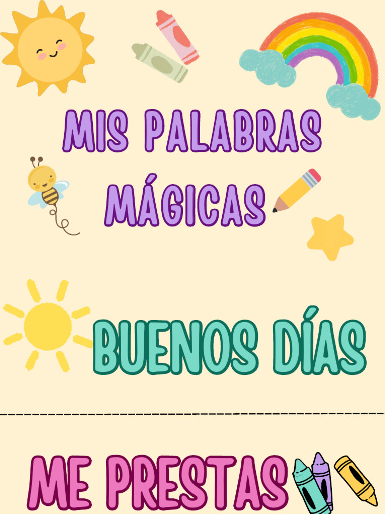 Palabras Mágicas para la Cortesía | PDF