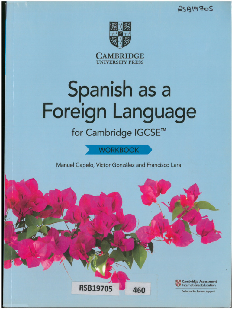 Kami Export 586965645 Spanish As A Foreign Language Cambridge Workbook ...