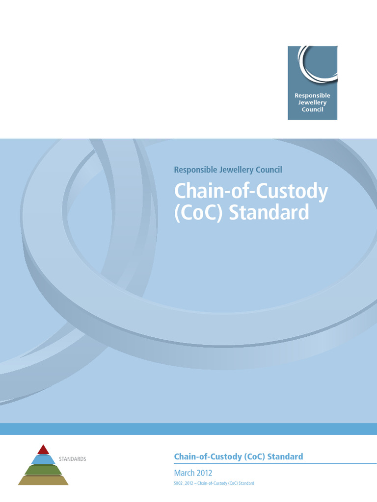 RJC Chain-of-Custody Standard Guide | PDF | Audit | Certification