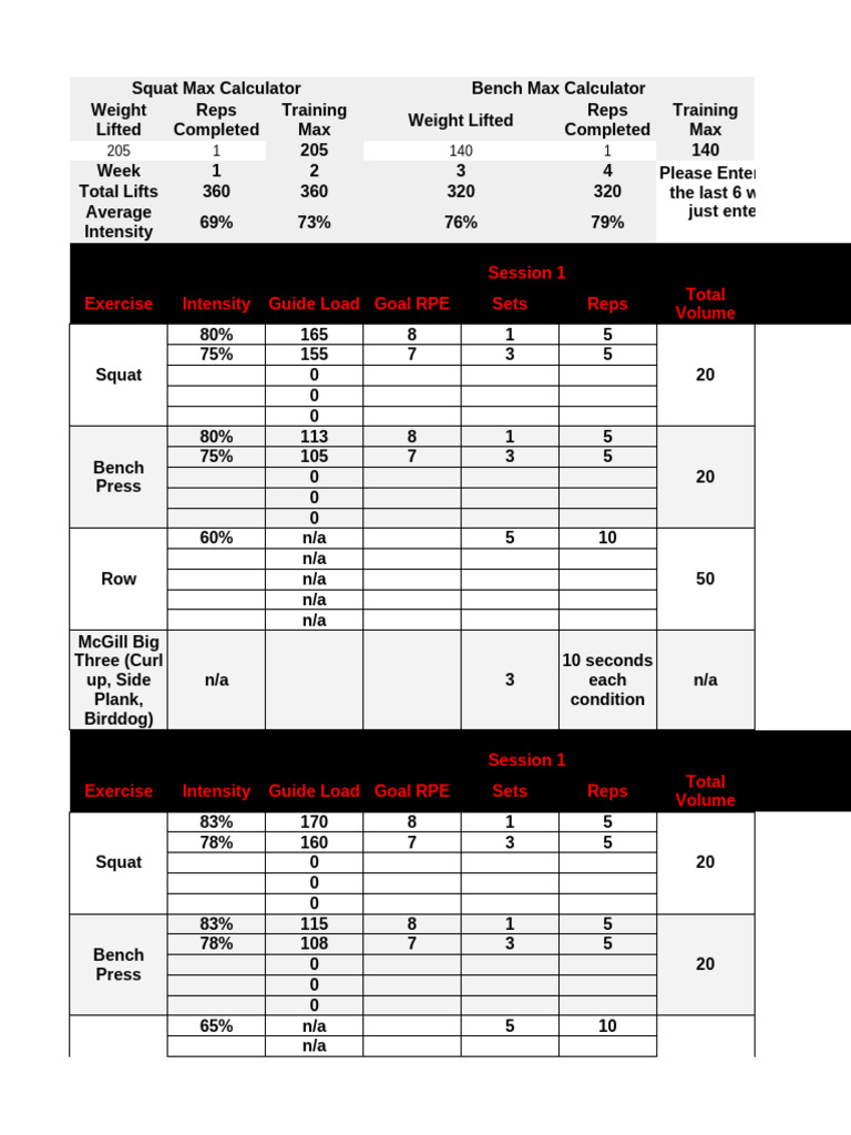 Block 8 - Strength Development 1 | PDF | Individual Sports | Athletic ...
