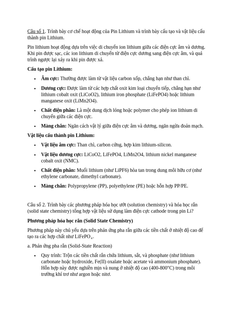 Tài Liệu Ôn Thi GK | PDF