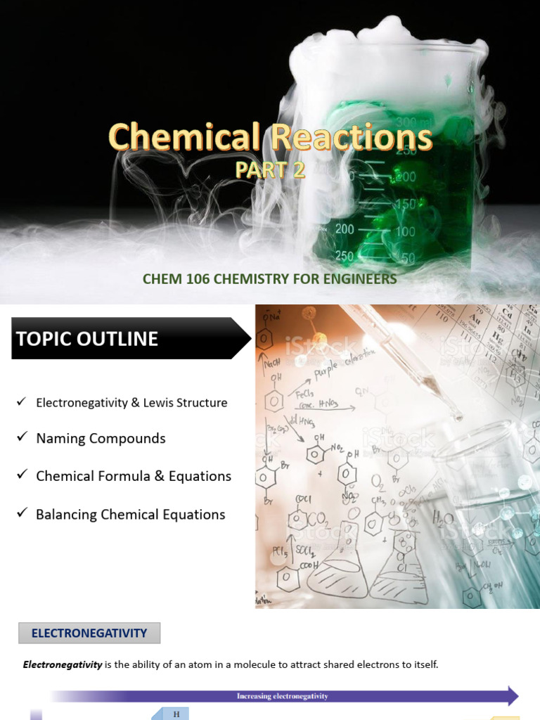 Chemical Reactions (Naming & Balancing) - Part 2 | PDF | Ion | Chemical ...