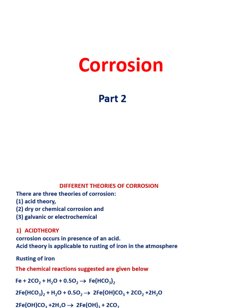 Corrosion-2 241116 165647 | PDF | Corrosion | Electrochemistry