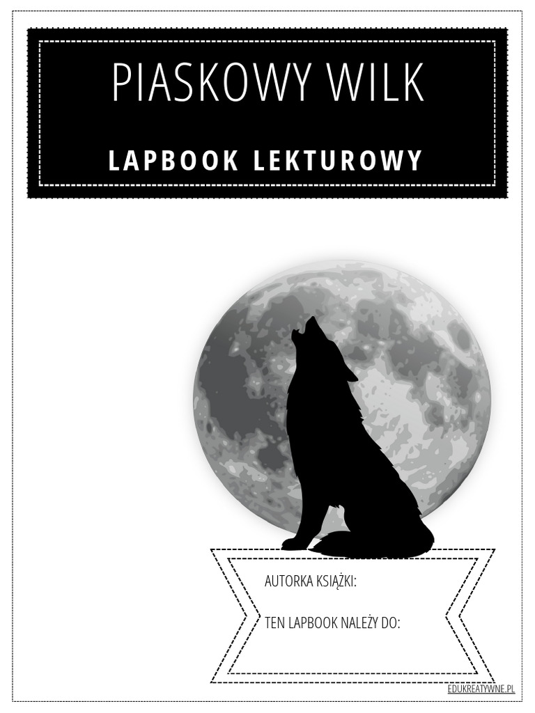 Lapbook Piaskowy Wilk | PDF